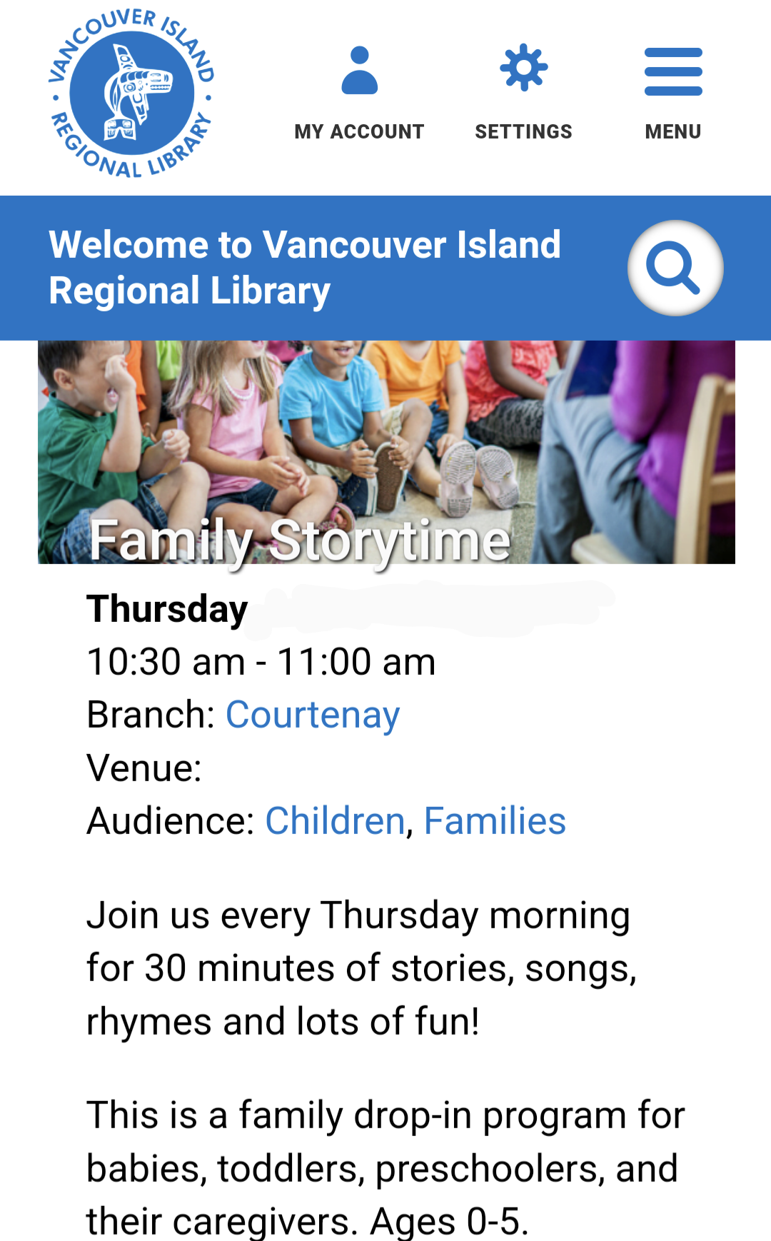 Event Search Results