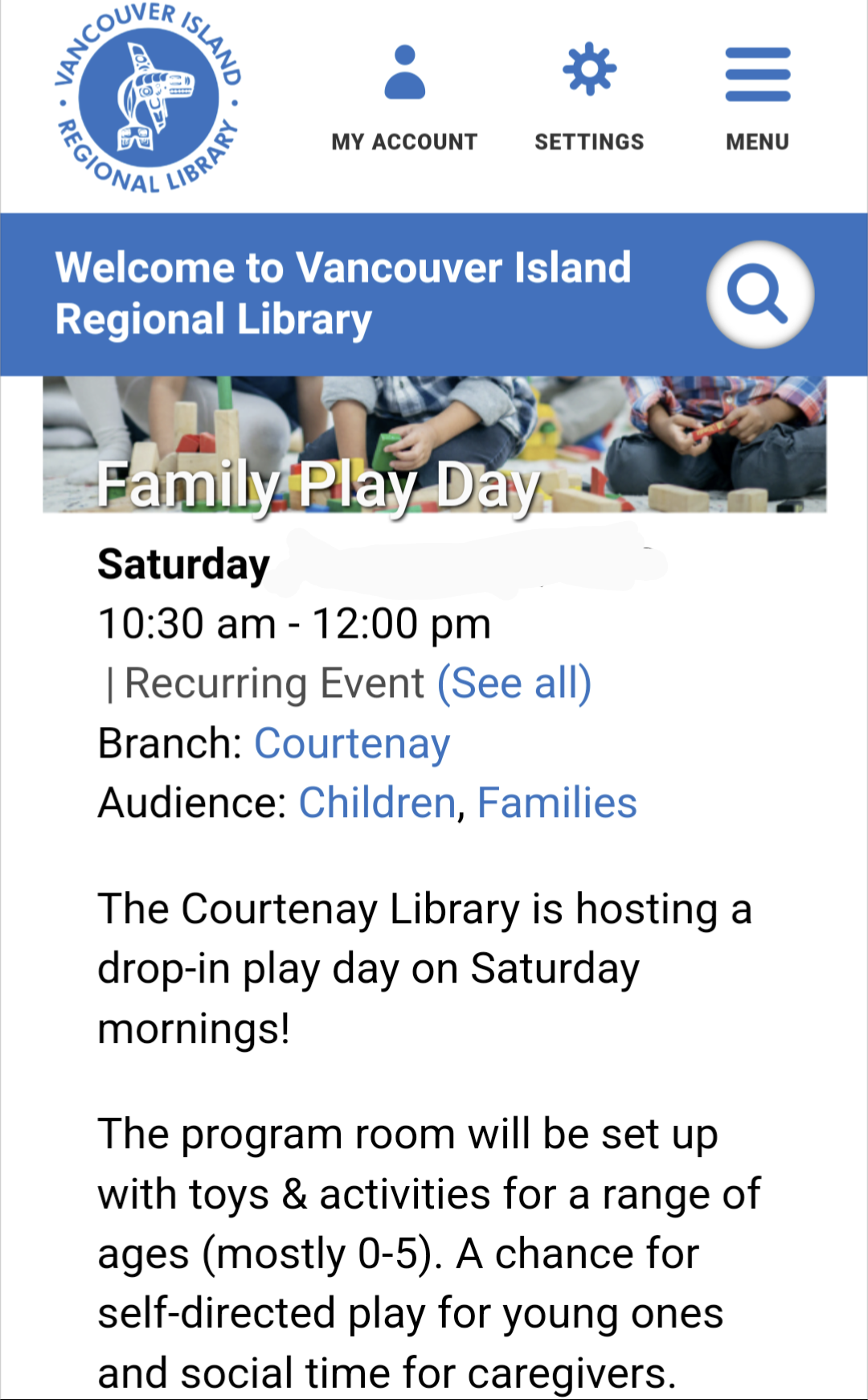 Event Search Results